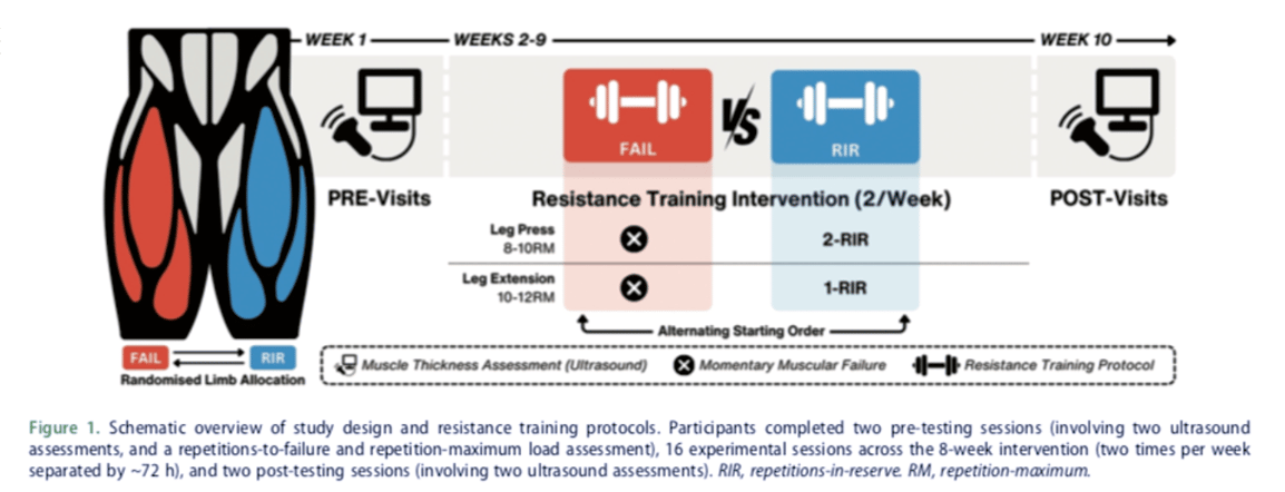 Training to Failure vs RIR for Muscle Size