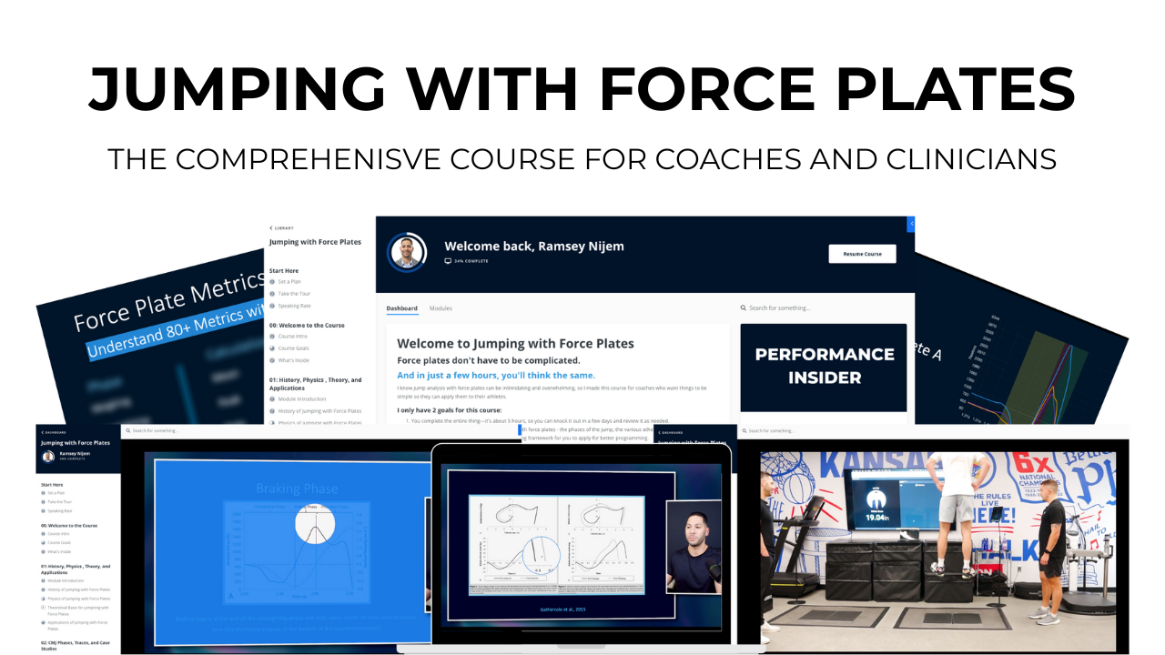 The Coach’s Guide to CMJ Force Plate Metrics