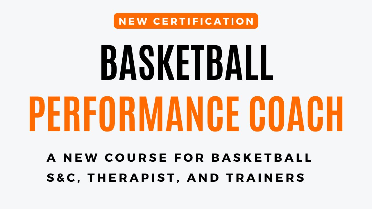 Basketball Performance Coach Certification 🏀